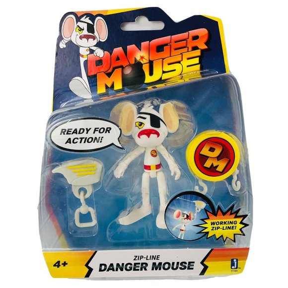 Jazwares | Toys | Danger Mouse Action Figure Working Zip Line ...